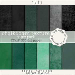 Chalkboard Textures DIGITAL PAPER Chalkboard Backgrounds - Etsy