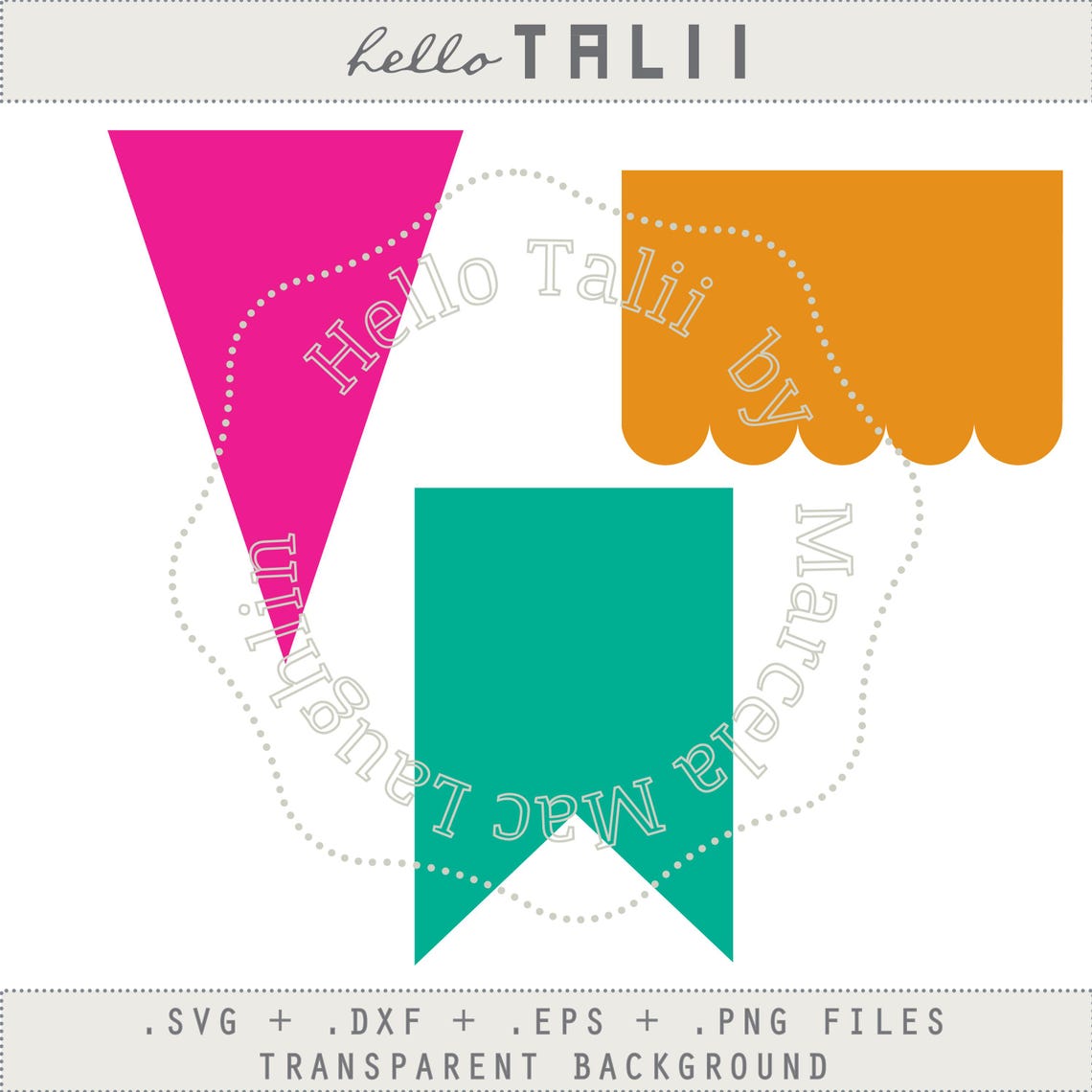 Banners SVG Digital Cut Files BUNDLE- Svg + Dxf + Eps + Png Die Cut ...