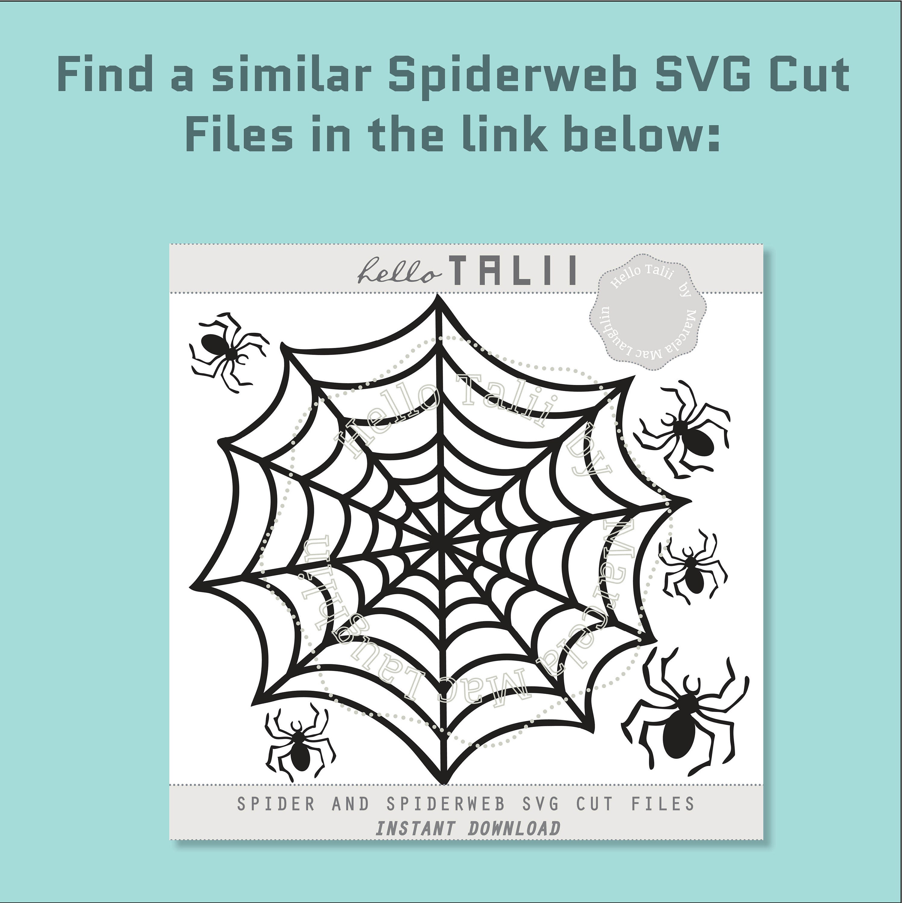 Spiderweb STENCIL Spider Svg Cut Files DIY Halloween Decor - Etsy Australia