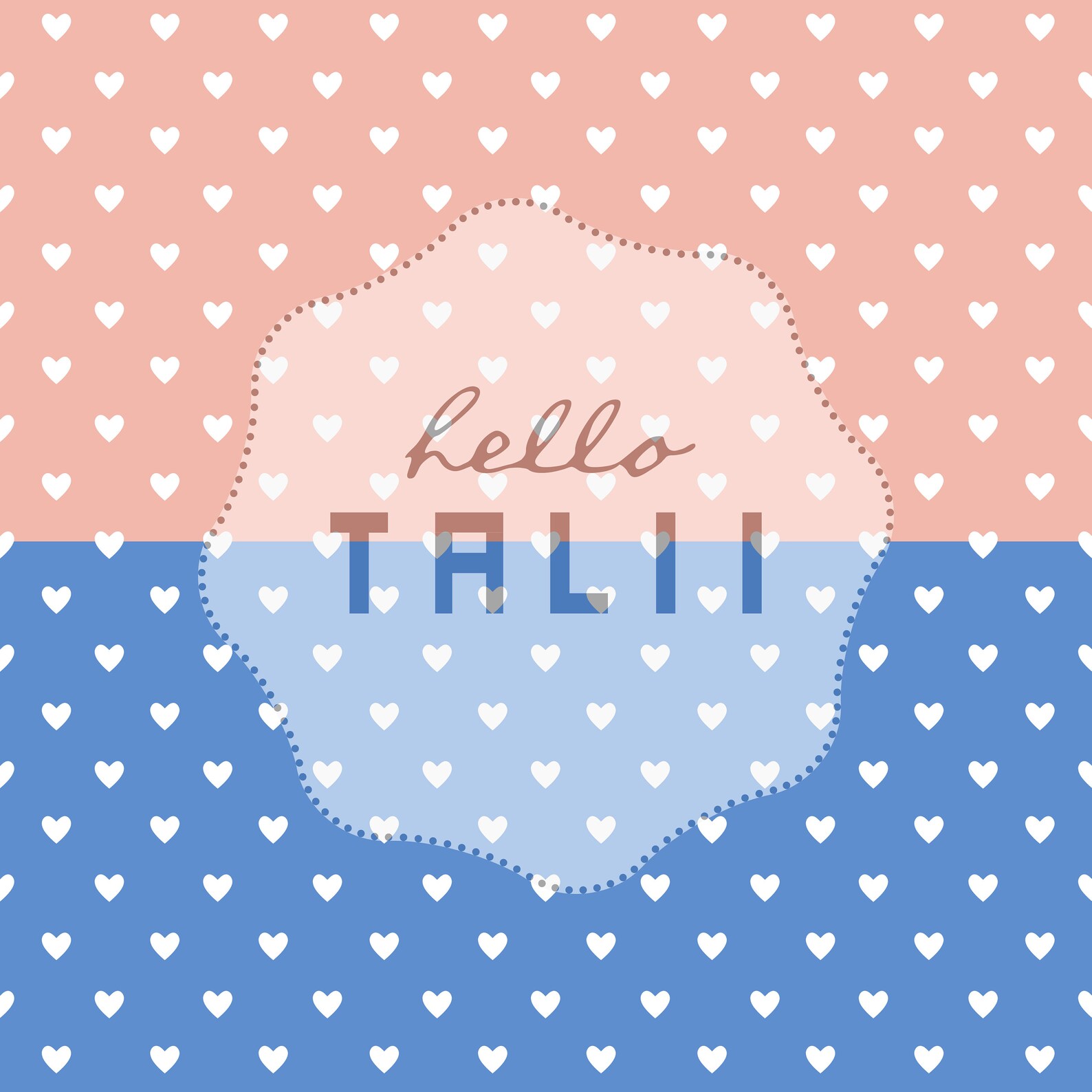 Digital Hearts Paper TINY HEARTS PATTERN Sweet Little White | Etsy