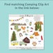 Camping Digital Paper HAPPY CAMPER PAPER Summer Camp Digital - Etsy