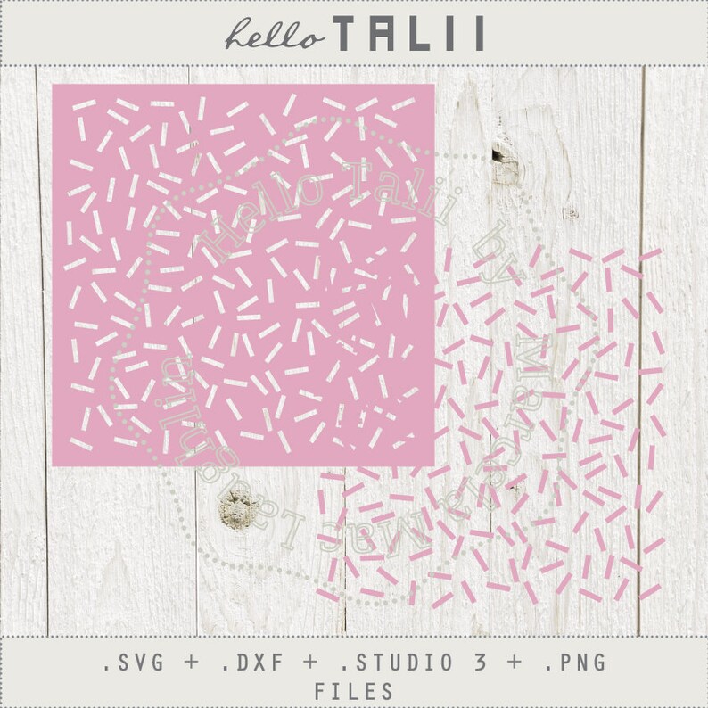 CONFETTI SPRINKLES Digital Stencil SVG Cut Files Sprinkles - Etsy