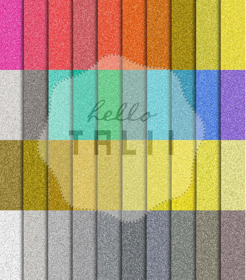GLITTER PAPER BUNDLE 120 Digital Glitter Papers Multicolor - Etsy