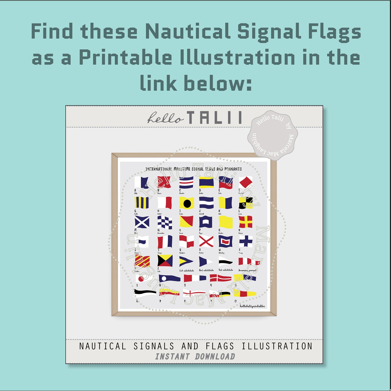 Nautical Flags and Pennants NAUTICAL CLIPART International Maritime ...