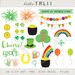 ST PATRICK'S Day BUNDLE Clipart Digital Papers Happy St - Etsy