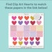Sweet Valentine DIGITAL PAPER PACK- Hearts Stripes and Dots Backgrounds ...
