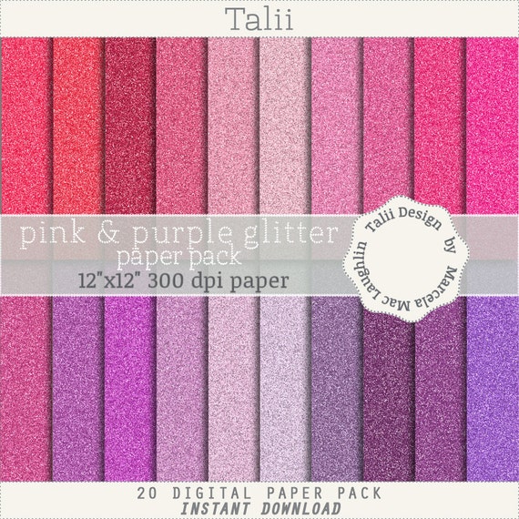 Glitter Rosa PAPEL DIGITAL Texturas tipo glitter o brillos | Etsy
