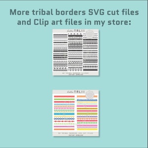 MOANA Tribal BORDERS Cut Files- Svg + Png + Eps + Dxf Vector Digital ...