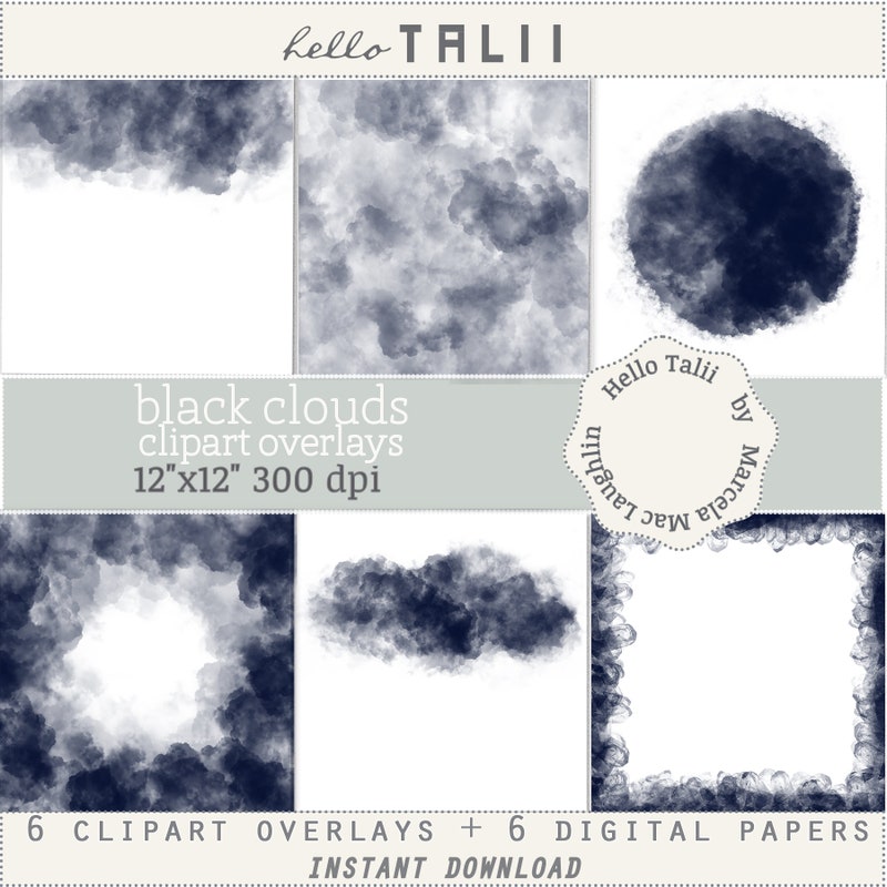 Cloud Overlay - Etsy