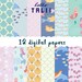 MERMAIDS BUNDLE Clip Art Digital Paper Graphics Little Mermaid ...