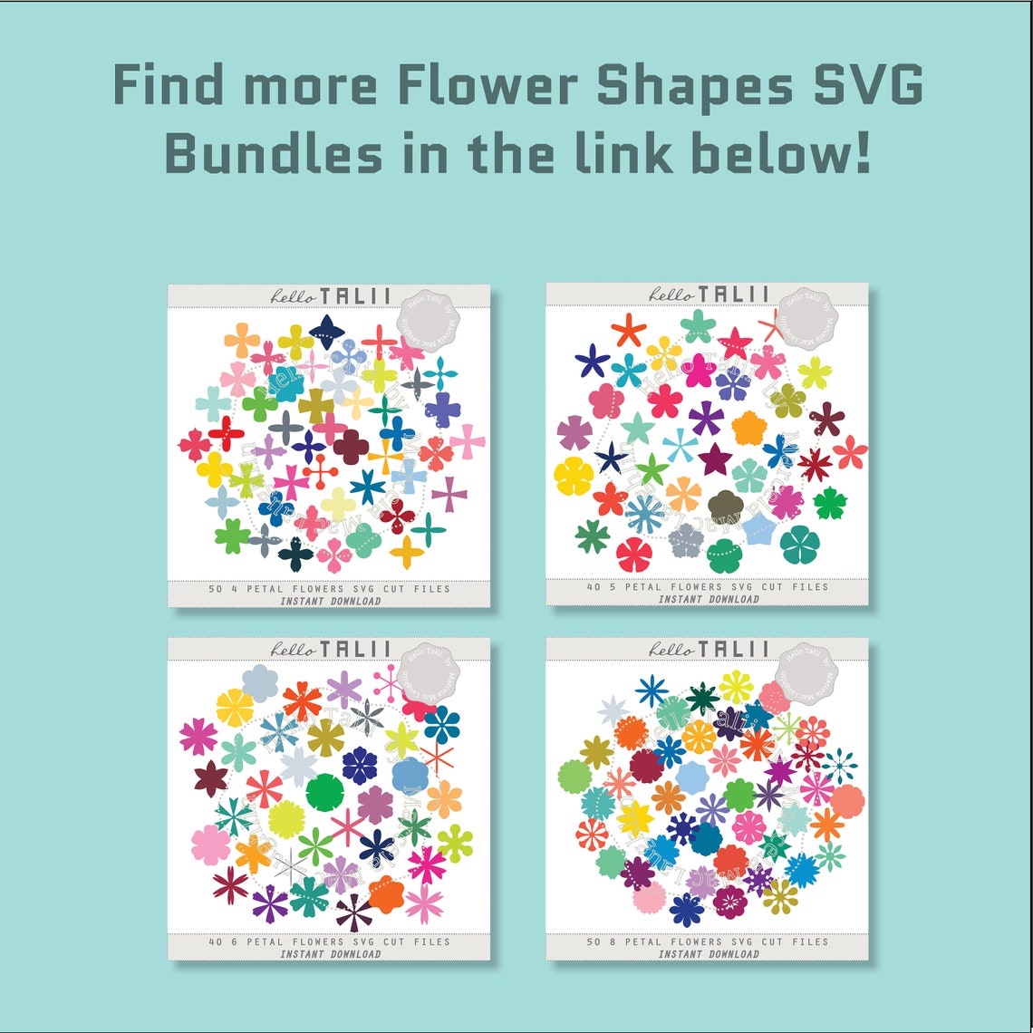 Paper Cut Flowers SVG Cut Files- 30 KIRIGAMI Flowers DIGITAL Svg + Dxf ...