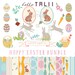 HAPPY EASTER BUNDLE Clip Art + Digital Paper- Easter Graphics Easter ...