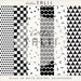 MINIMAL Black and White Digital Paper + Clipart Overlays- Minimalist ...
