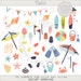 Summer Clip Art SUMMER Fun Clipart- 37 Summer Graphics Beach Party ...
