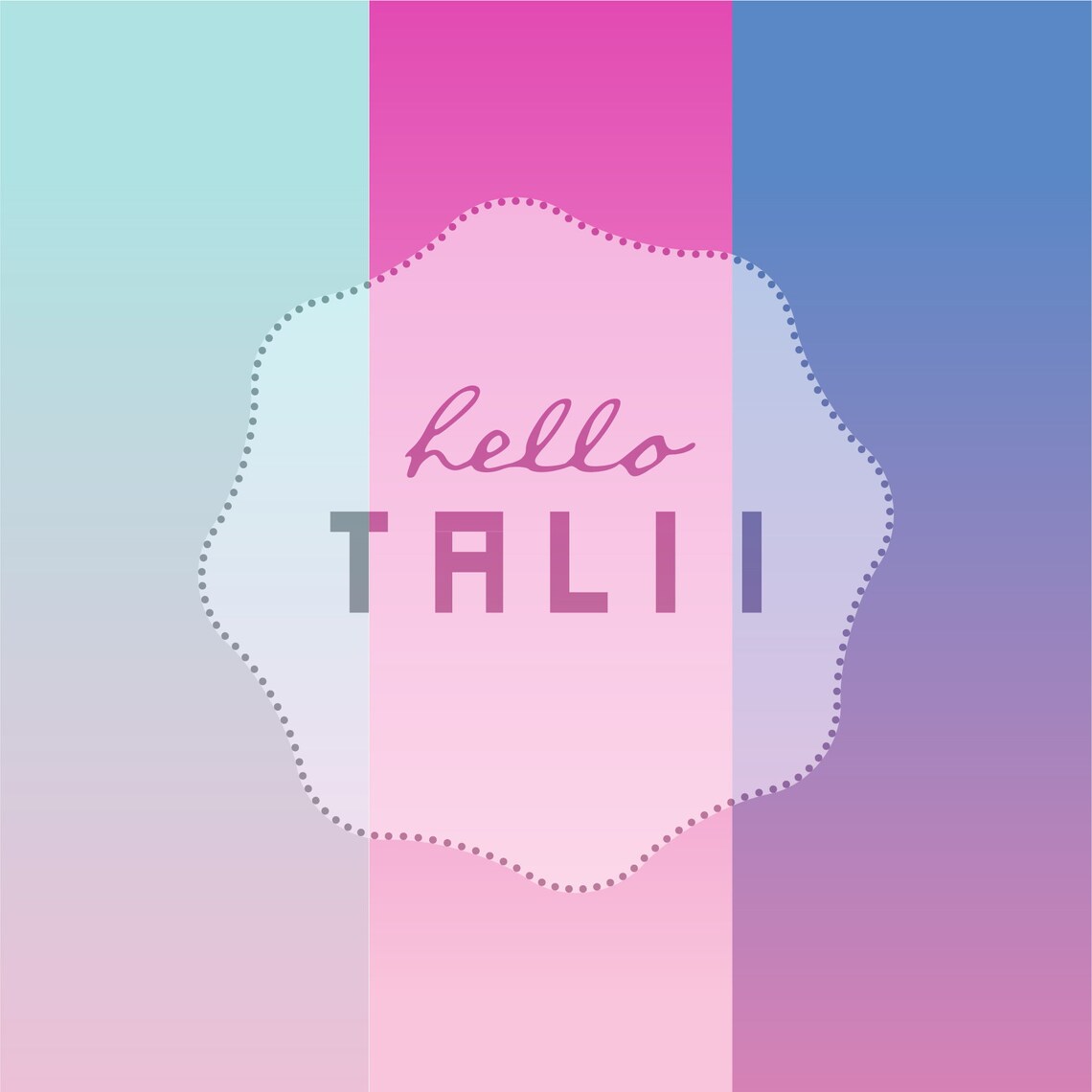PASTEL OMBRE Digital Paper Pink Purple and Teal Ombre - Etsy