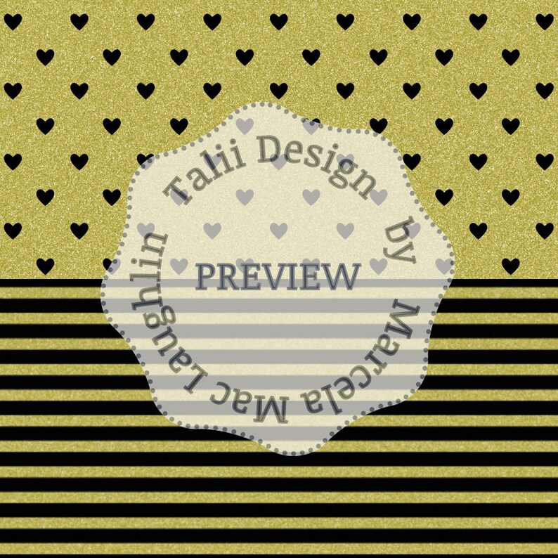 BLACK and GOLD Digital Paper Gold Glitter and Black | Etsy