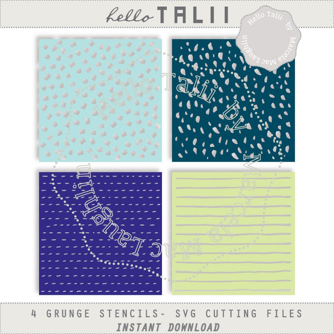 SVG DIGITAL Stencils Grunge Stencils Handdrawn Doodles - Etsy