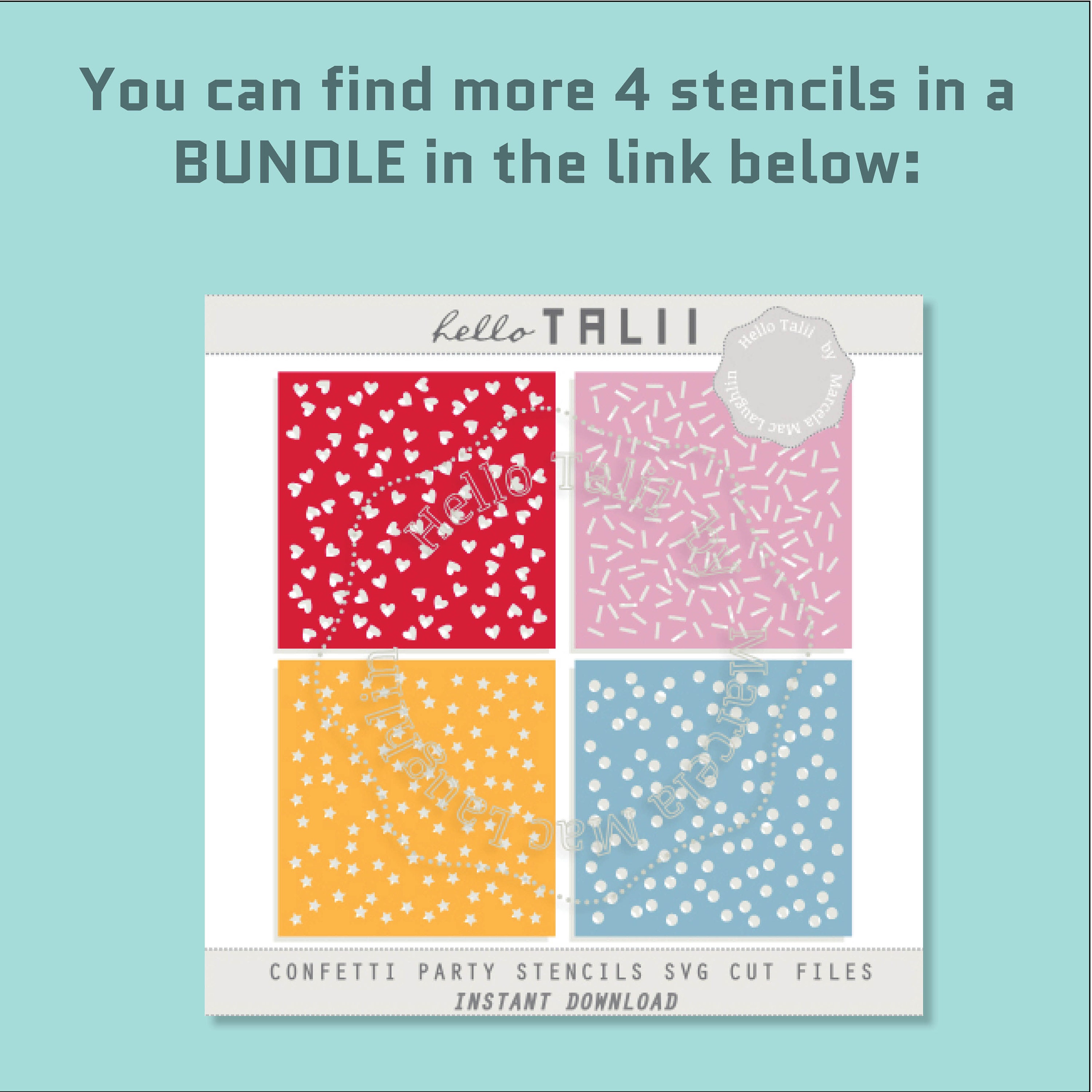 SVG DIGITAL Stencils Grunge Stencils Handdrawn Doodles | Etsy