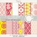Ikat Digital Paper SUMMER IKAT PATTERNS Tribal Backgrounds - Etsy