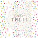 Rainbow Pastel Confetti OVERLAYS+ Digital Papers- Assorted Confetti ...