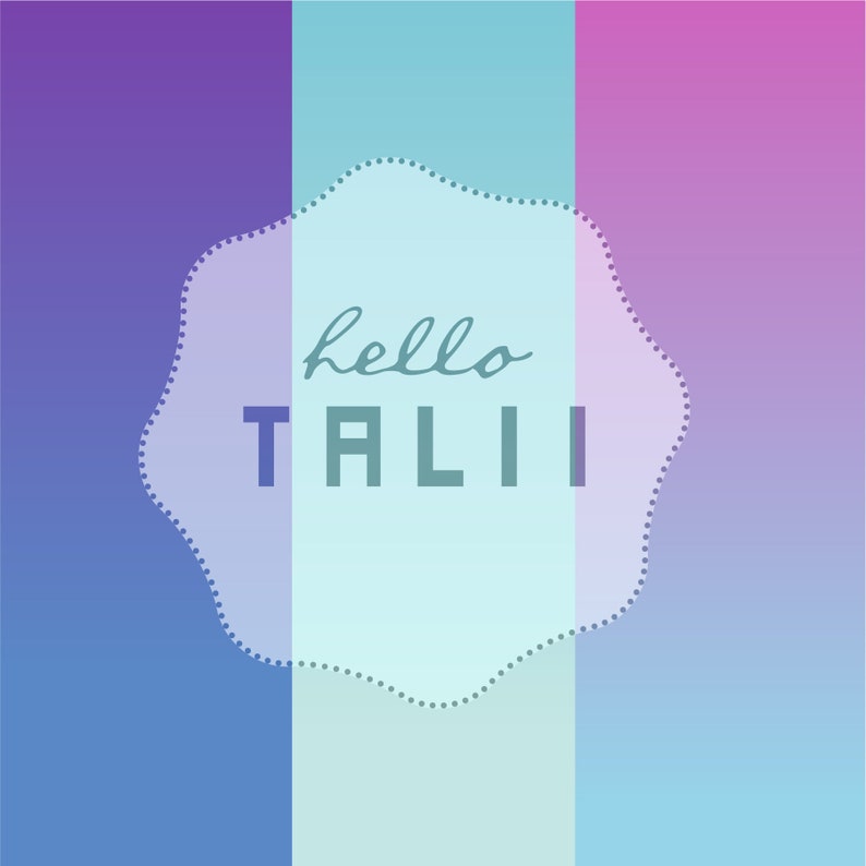 PASTEL OMBRE Digital Paper Pink Purple and Teal Ombre - Etsy