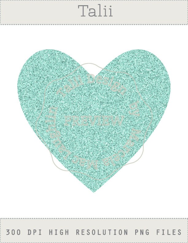 Glitter Hearts Clip Art 16 CLIPART HEARTS Glitter Style - Etsy