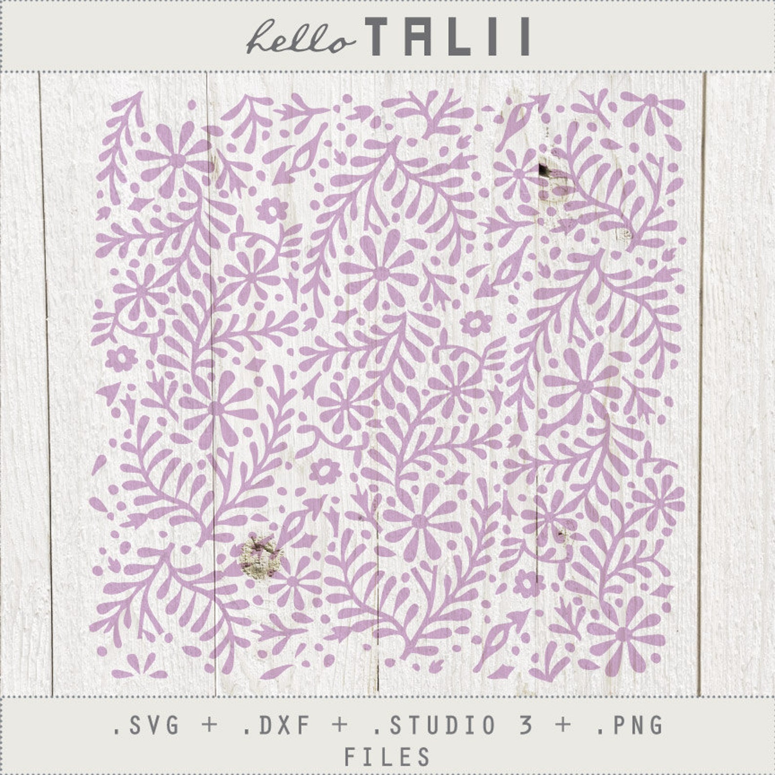 Flower Filigree DIY Stencil SVG File DIGITAL Cutting Files - Etsy