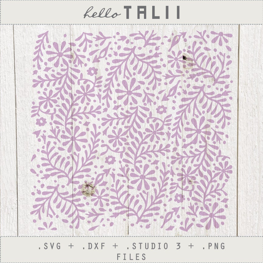 Flower Filigree DIY Stencil SVG File DIGITAL Cutting Files - Etsy