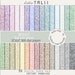 WOOL DIGITAL PAPER 30 Rainbow Pastel Colors Wool Textures Thin Jersey ...
