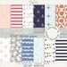Nautical Digital Paper NAUTICAL PATTERNS- Navy Backgrounds Bunting ...