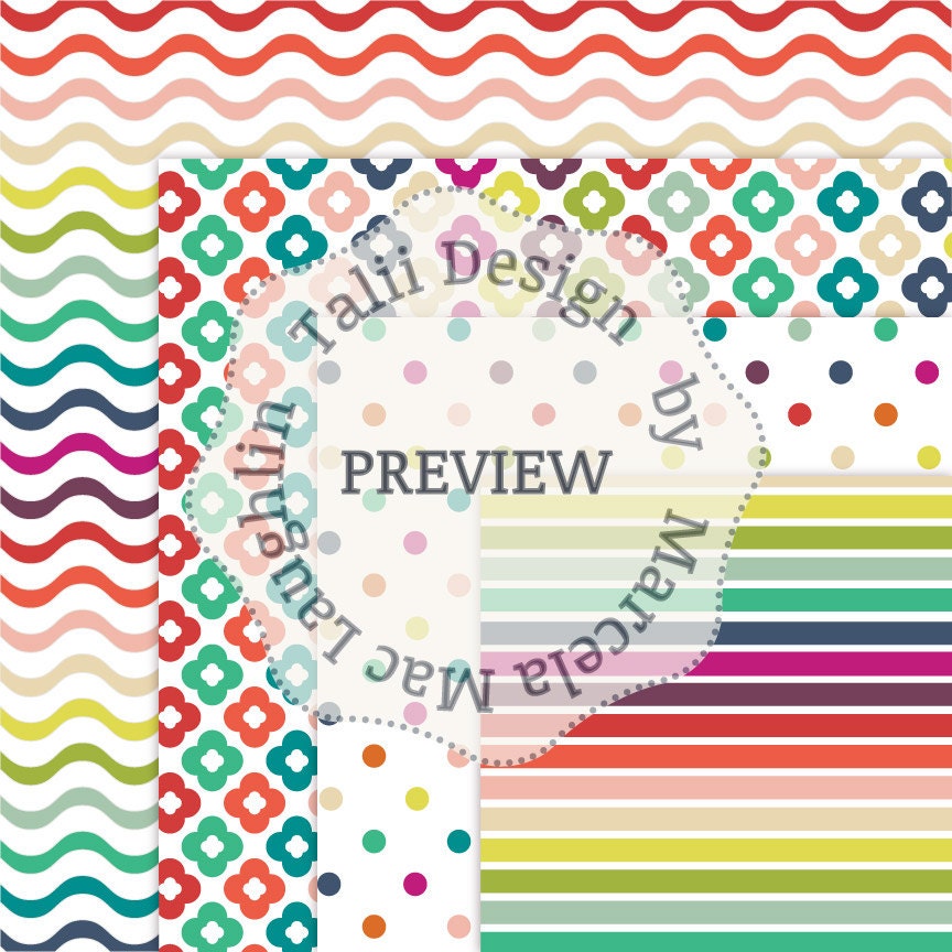 Rainbow Digital Paper RAINBOW BIRTHDAY Rainbow Colors Rainbow | Etsy