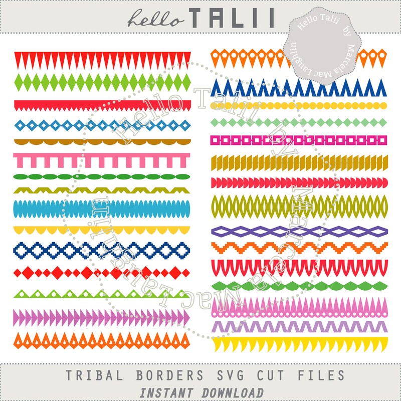 Aztec Borders - Etsy