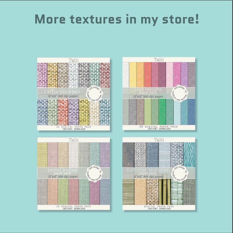 WOOL DIGITAL PAPER 30 Rainbow Pastel Colors Wool Textures - Etsy