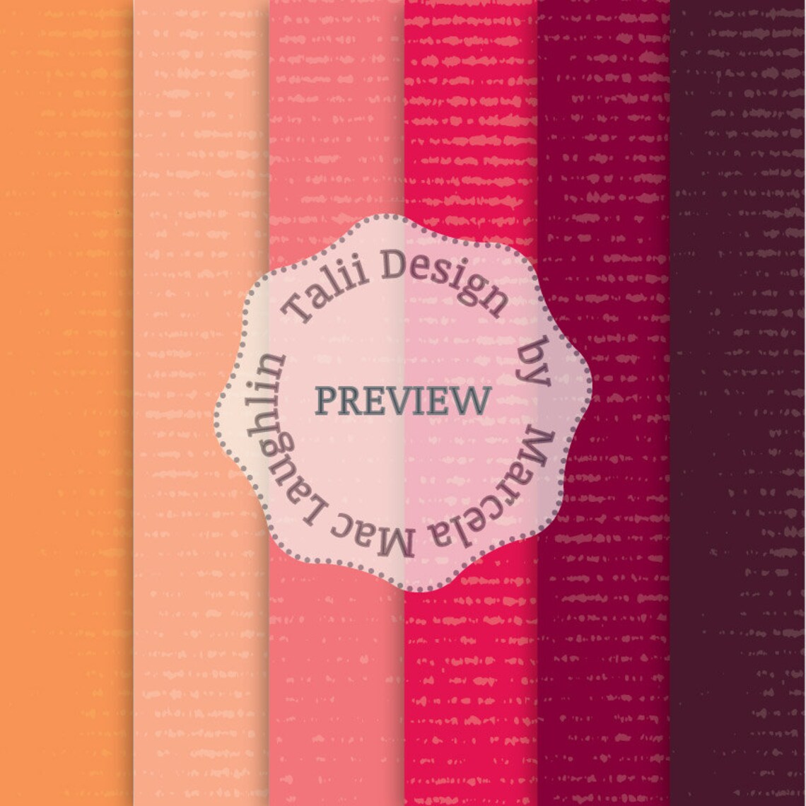 Rainbow Digital Paper BLOCK COLORS 24 Plain Bright Papers | Etsy