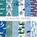 OCEAN BUNDLE Clip Art Digital Paper Under the Sea Life - Etsy