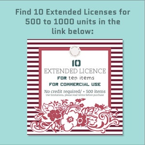 1 EXTENDED LICENSE for Commercial Use Add-on- No Credit Required ...