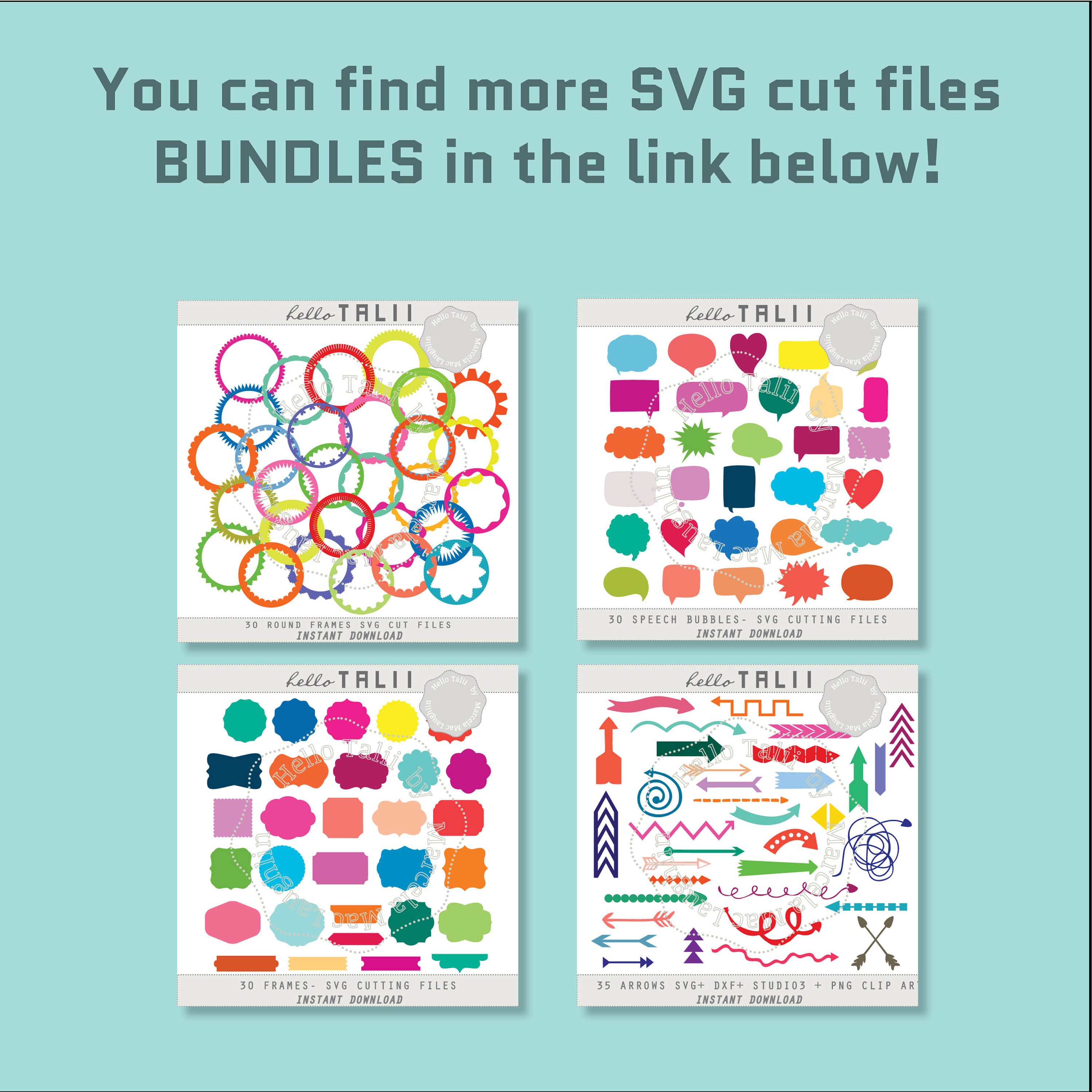 Ribbons Banners SVG Cut Files 30 Ribbons Digital Svg Dxf | Etsy