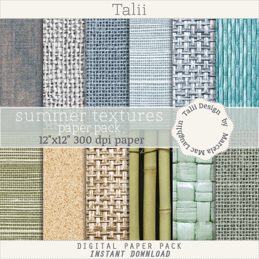 Summer Textures SUMMER DIGITAL PAPER Beach textures: sand | Etsy