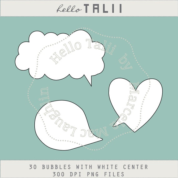 Hello Bubble Clipart