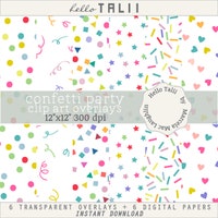 Confetti Transparent Png- Glitter Overlay-30 Png Parkle -confetti ...