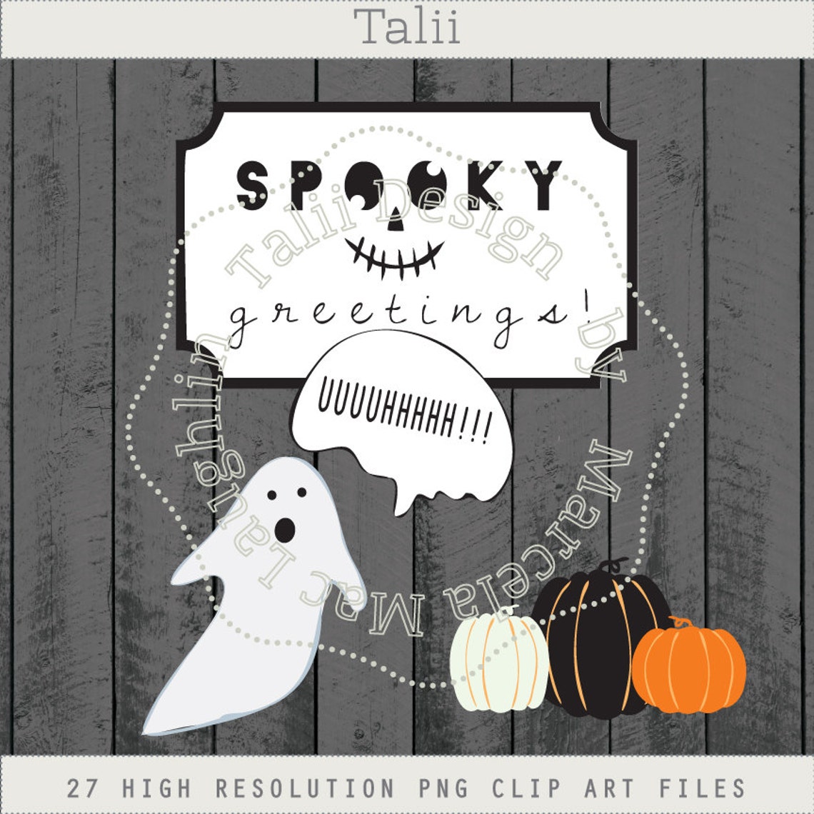Halloween Clipart 3 Digital Papers: Black Wood Chalkboard - Etsy