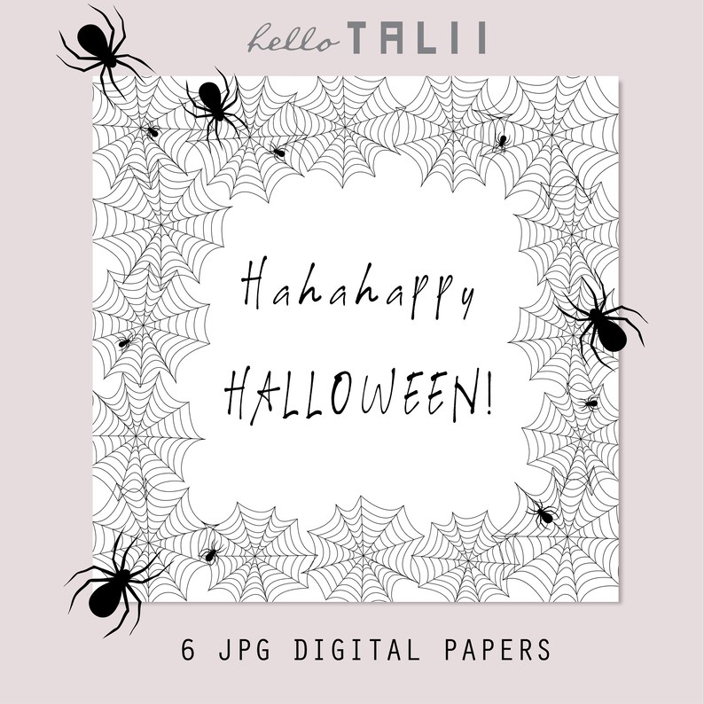 Halloween OVERLAYS Transparent PNG White Jpg Digital Papers | Etsy
