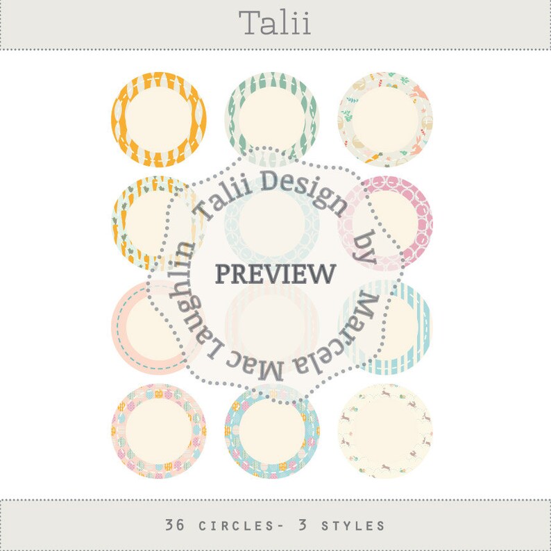 Happy Easter Cupcake Toppers 2 inch circle collage sheet | Etsy