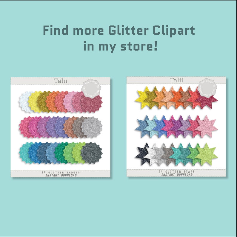 Glitter HEARTS Clipart BUNDLE Digital Valentine Day Clip Art - Etsy