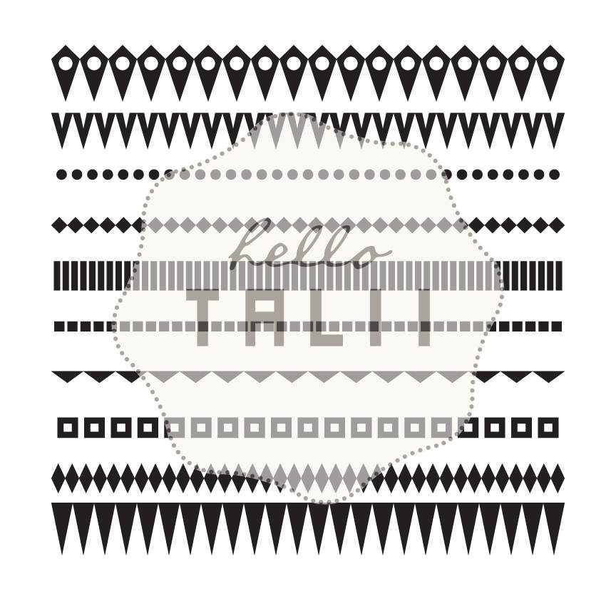 60 Bordes Aztecas SET de CLIP ART 60 bordes digitales con | Etsy