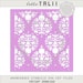 DOILY SVG Cut File Hand Drawn Doilies Digital Flower Die Cut Template ...