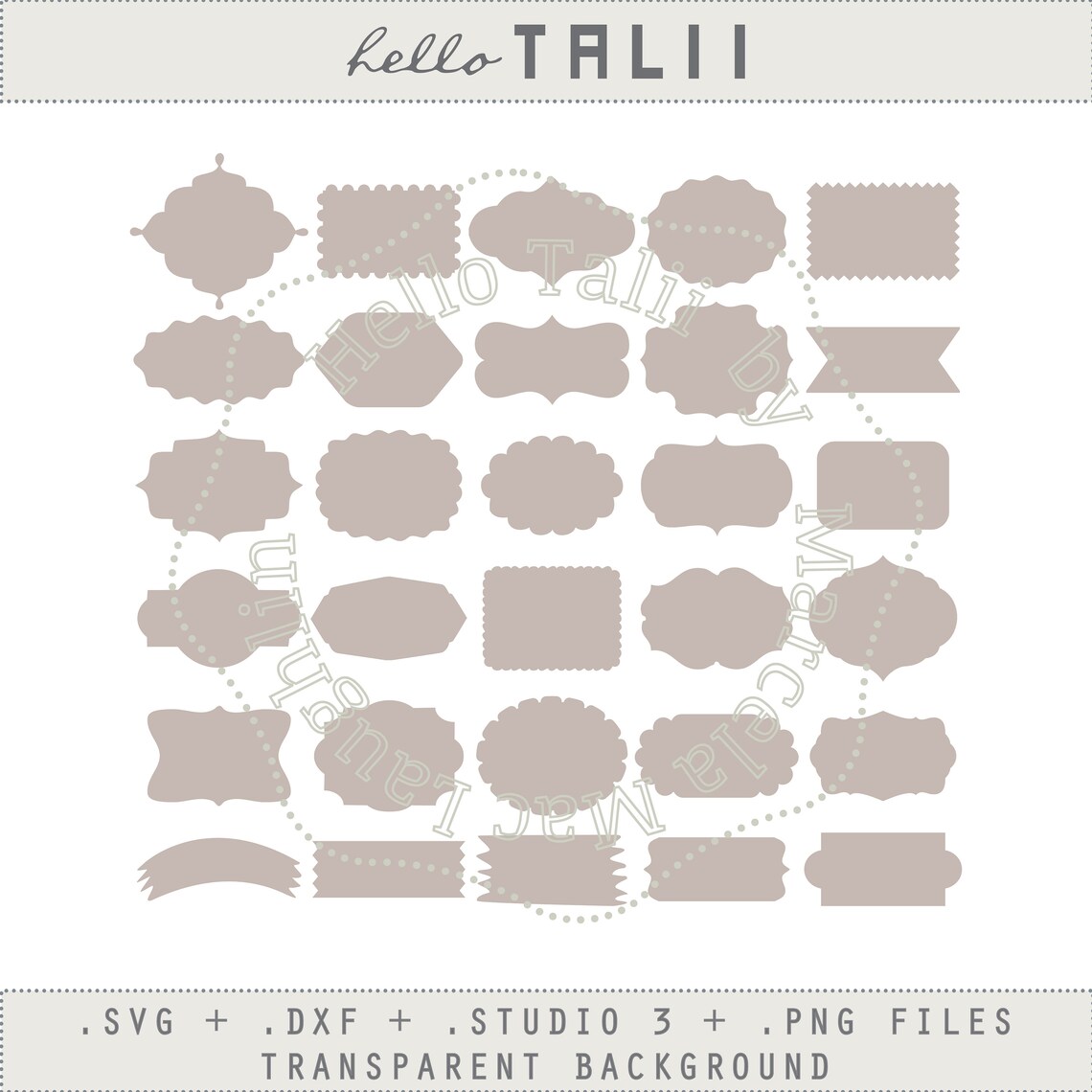 MARCOS Rectangulares y Ovales SVG Png Dxf Studio3 Marcos - Etsy México