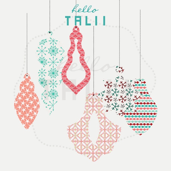 Christmas TREE Ornaments SVG Cut Files Digital Svg Studio3 | Etsy