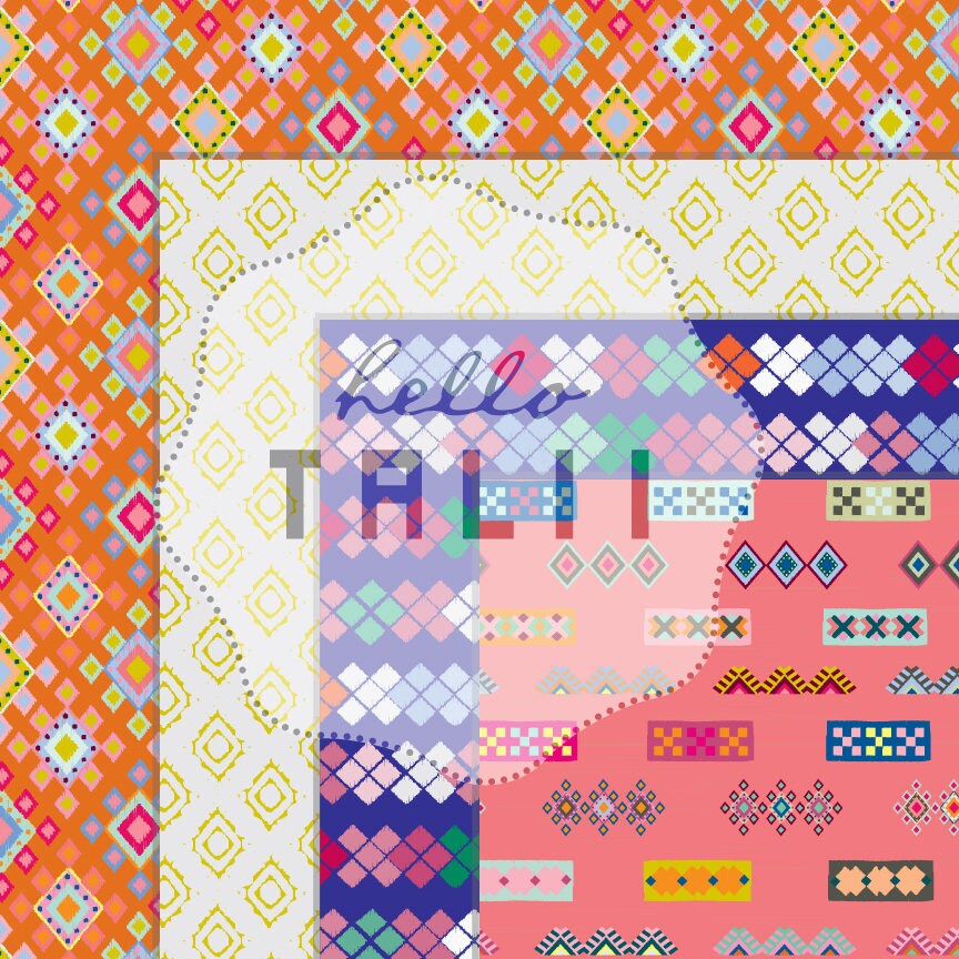 Tribal Digital Paper TRIBAL PATTERNS Aztec digital paper | Etsy
