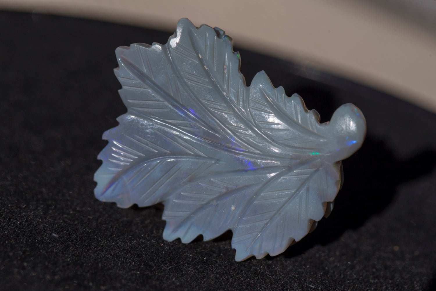 Australian Feather Opal Carving Semi-blackopal Double Sided - Etsy